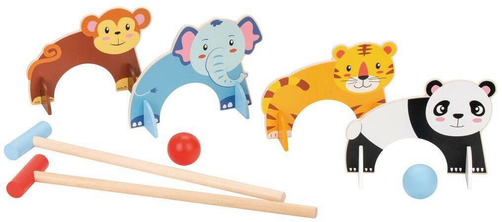 Дървена детска игра Крокет Lenin Toys - store.bg