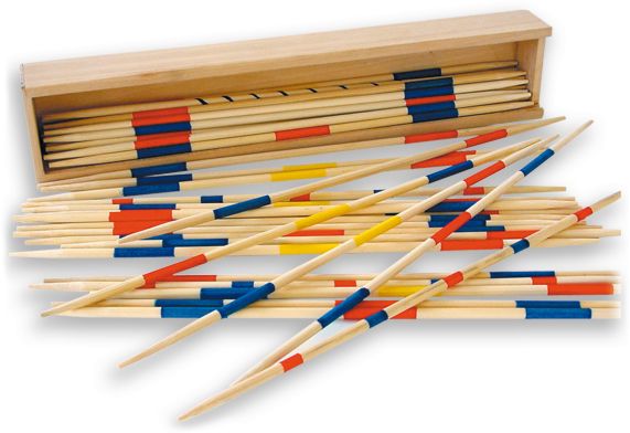 Микадо - Занимателна настолна игра в дървена кутия - - store.bg