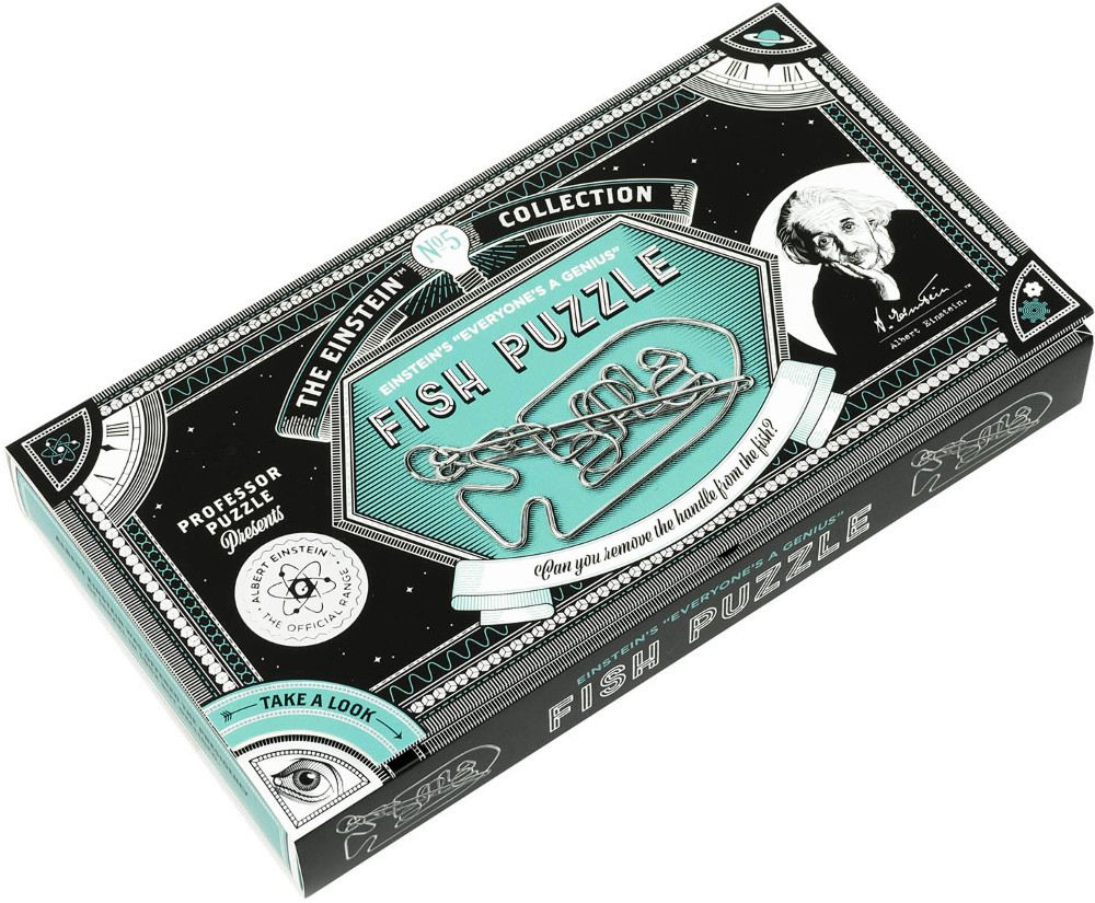 3D метален пъзел The Fish Puzzle Einstein - store.bg