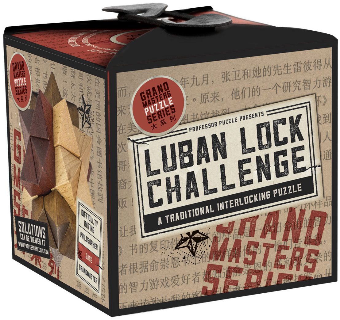 Luban Lock - 3D дървен пъзел от серията "Grandmasters" - игра - store.bg