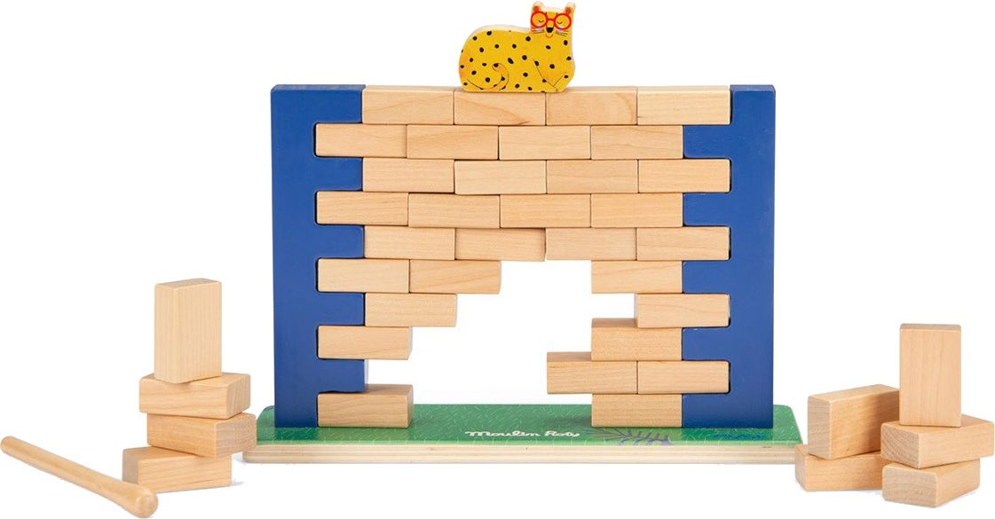 Подреди стената Moulin Roty Дървена игра за баланс 3+ - store.bg