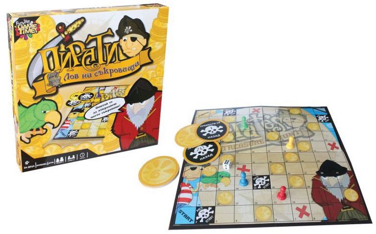 Пирати - Детска състезателна игра - - store.bg