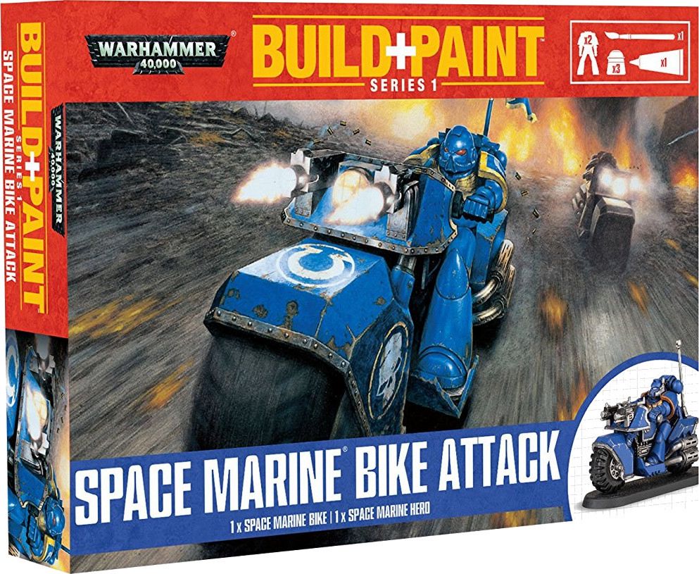 Warhammer 40K - Space Marine Bike Attack - store.bg
