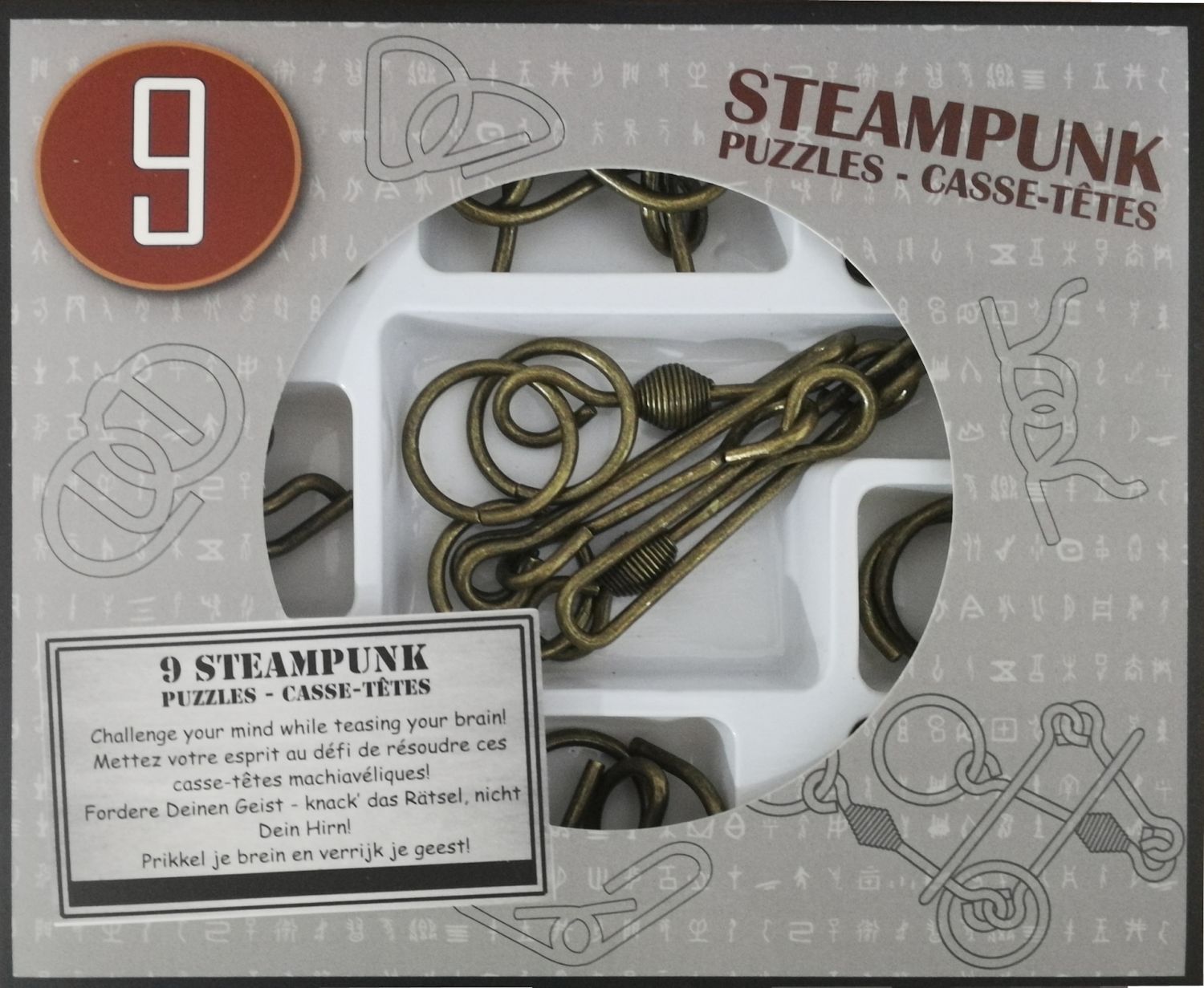 Steampunk Puzzles - Комплект от 9 броя 3D пъзела - игра - store.bg