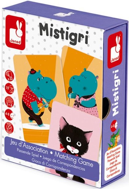 Карти за игра Мистигри Janod - store.bg