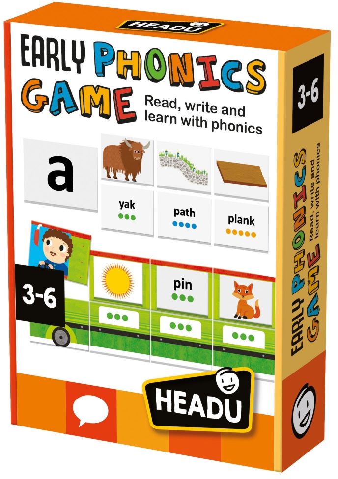 Фонетична игра с карти по метода на Монтесори Headu - store.bg