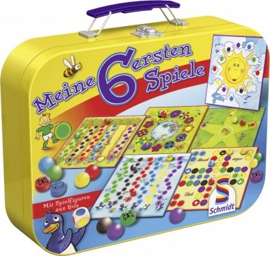 Моите първи 6 игри - В метално куфарче - игра - store.bg