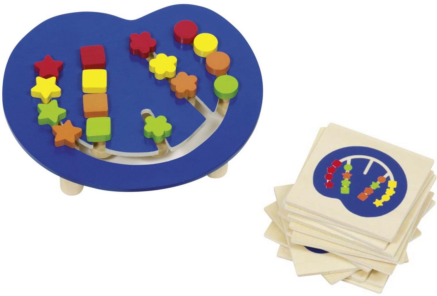 Дървена игра с карти за сортиране Goki 4+ - store.bg