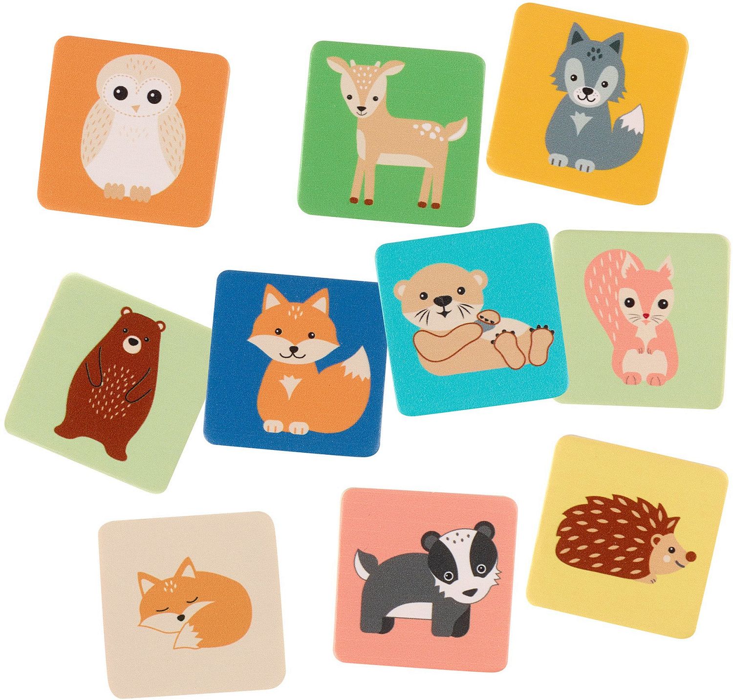 Дървена мемо игра Горски животни Orange Tree Toys - store.bg