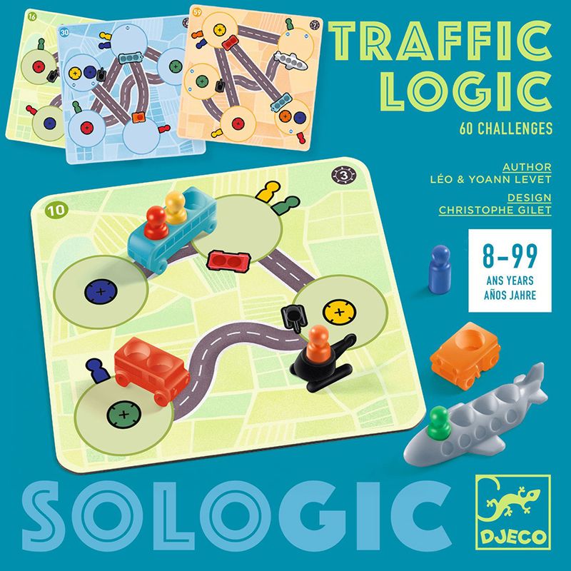 Traffic Logic Детска логическа игра Djeco 8+ - store.bg